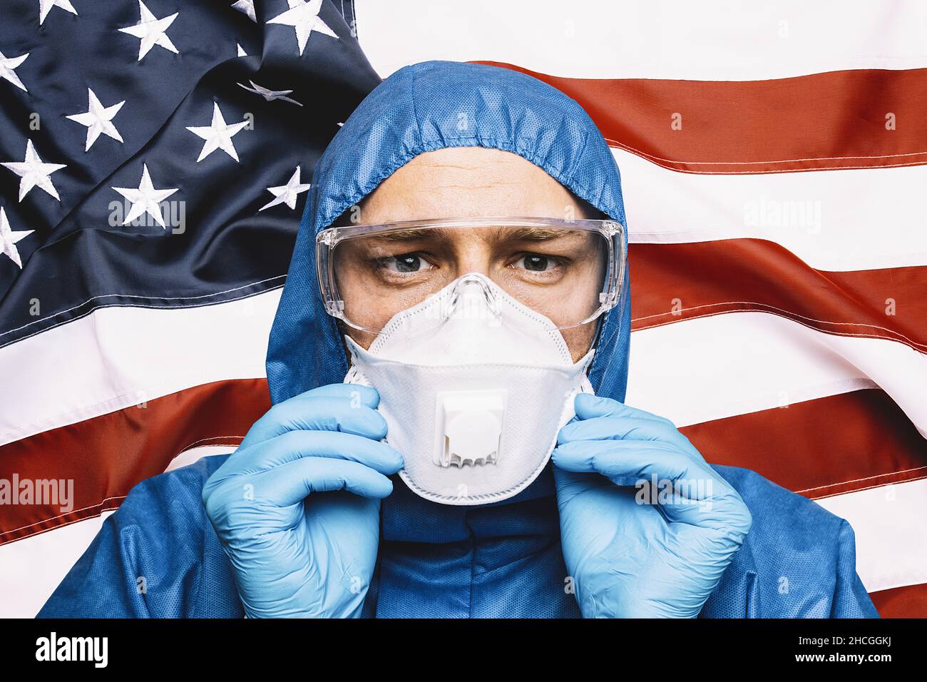 Doctor wearing protection Suit for Fighting Covid-19 (Corona virus ...