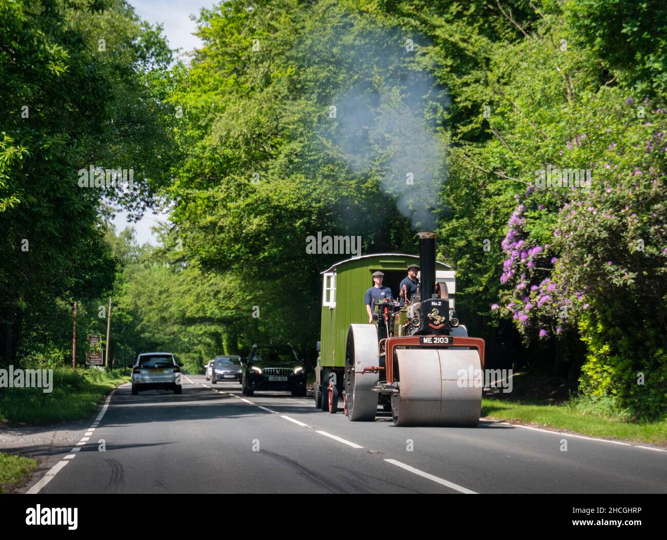 Steam roller driver hi-res stock photography and images - Alamy