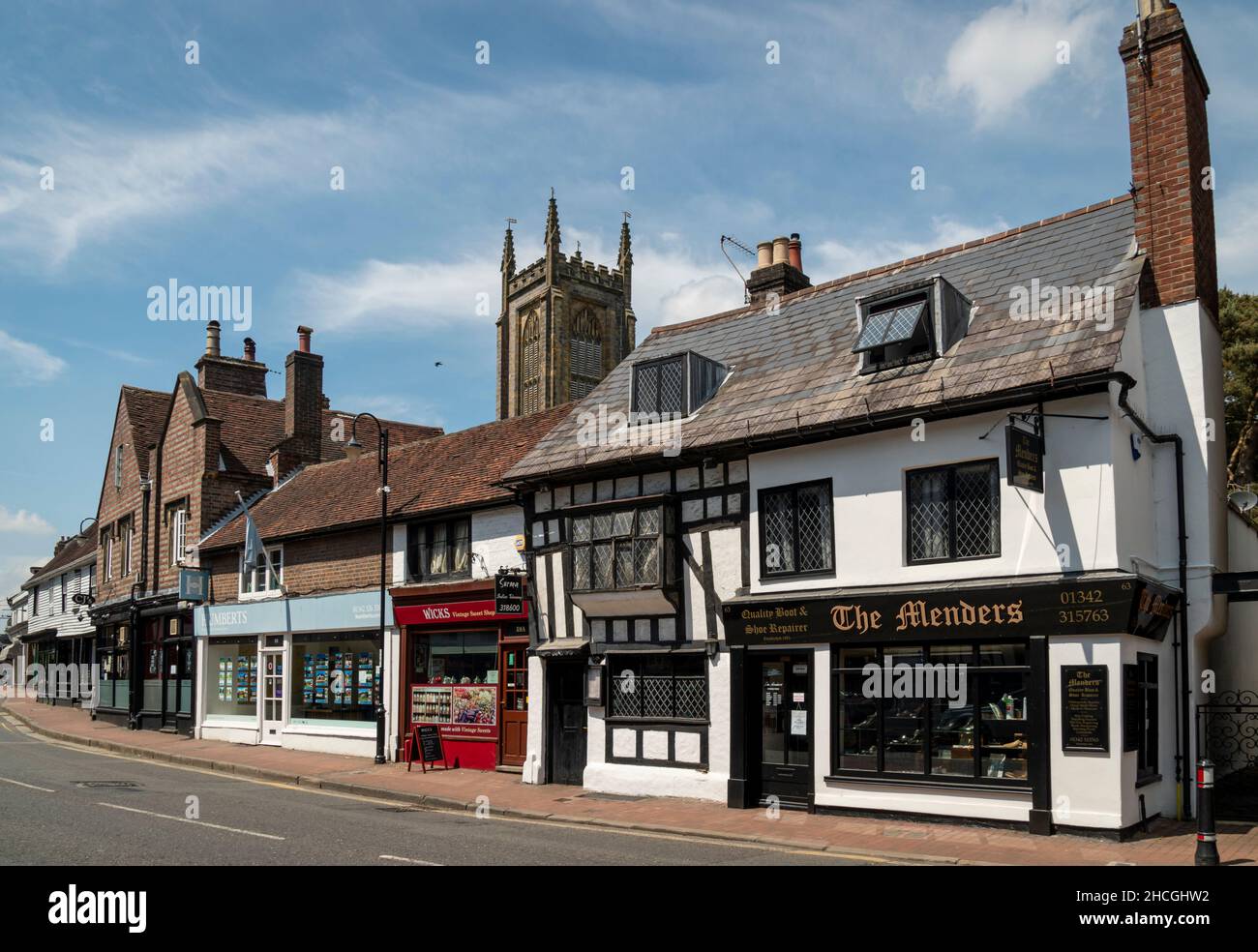 Tudor building east grinstead hi-res stock photography and images - Alamy