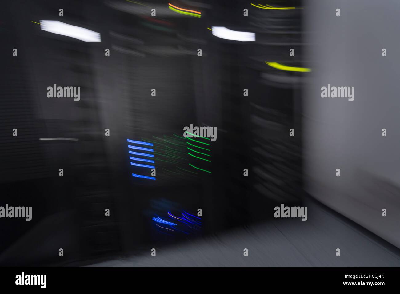 Computer server room motion blur hi-res stock photography and images - Alamy
