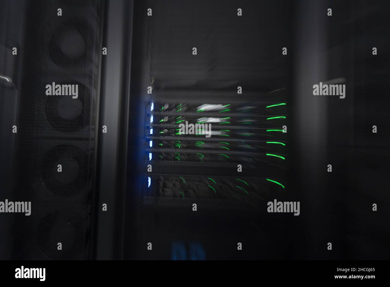 Computer server room motion blur hi-res stock photography and images ...