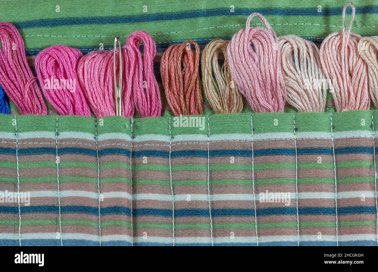 Closeup needle threads hi-res stock photography and images - Alamy