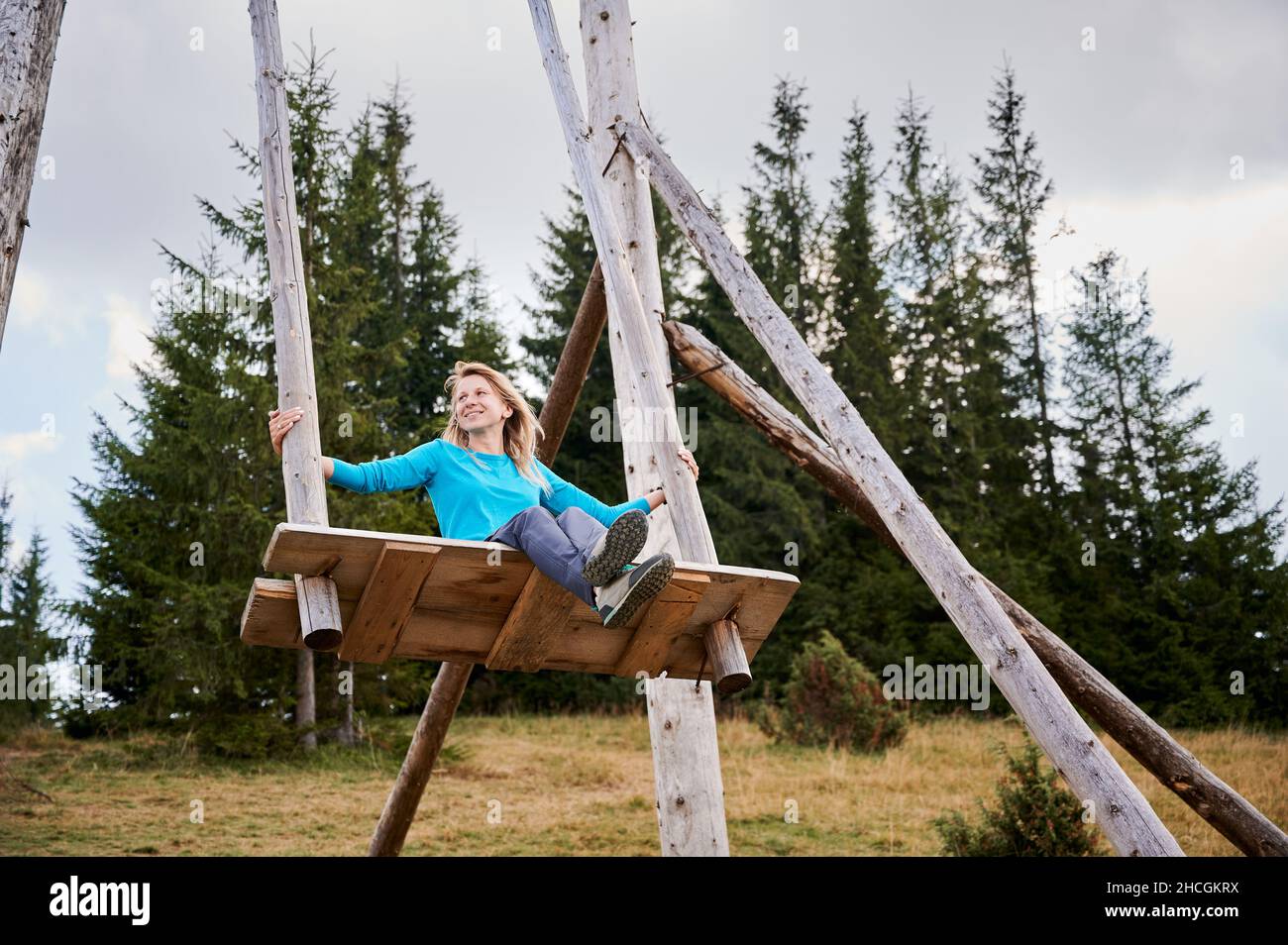 Giant swing swinging hi-res stock photography and images - Alamy