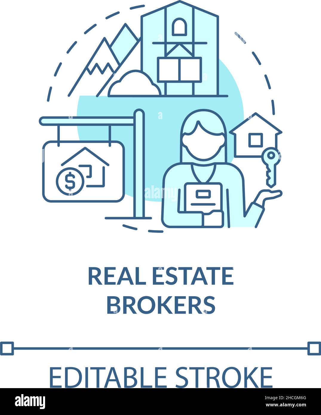 Real estate program Stock Vector Images - Alamy