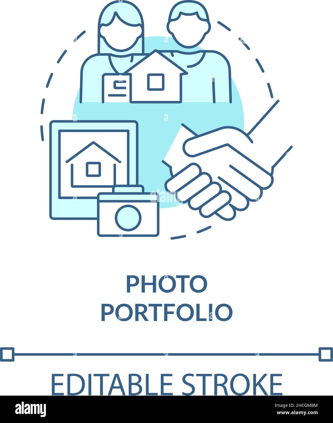 Real estate logo portfolio Stock Vector Images - Alamy