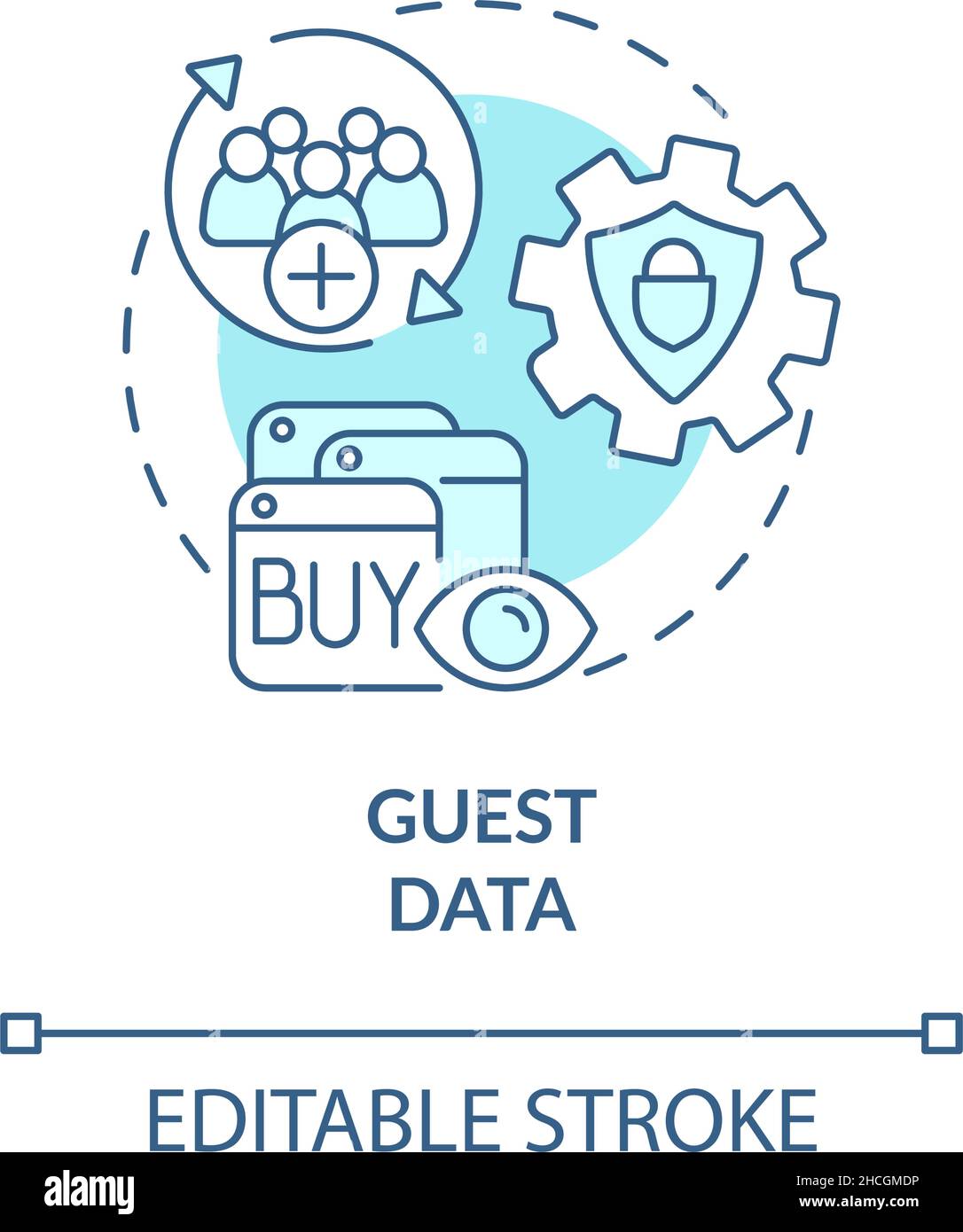 Guest data turquoise concept icon Stock Vector Image & Art - Alamy Guest data turquoise concept icon Stock Vector Image & Art - Alamy