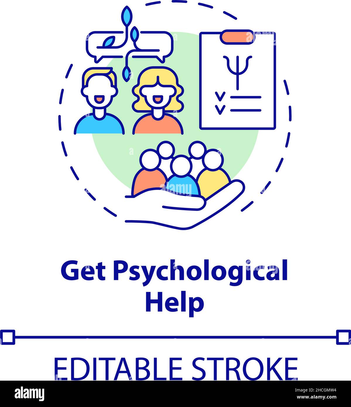 Psychological help group Cut Out Stock Images & Pictures - Alamy