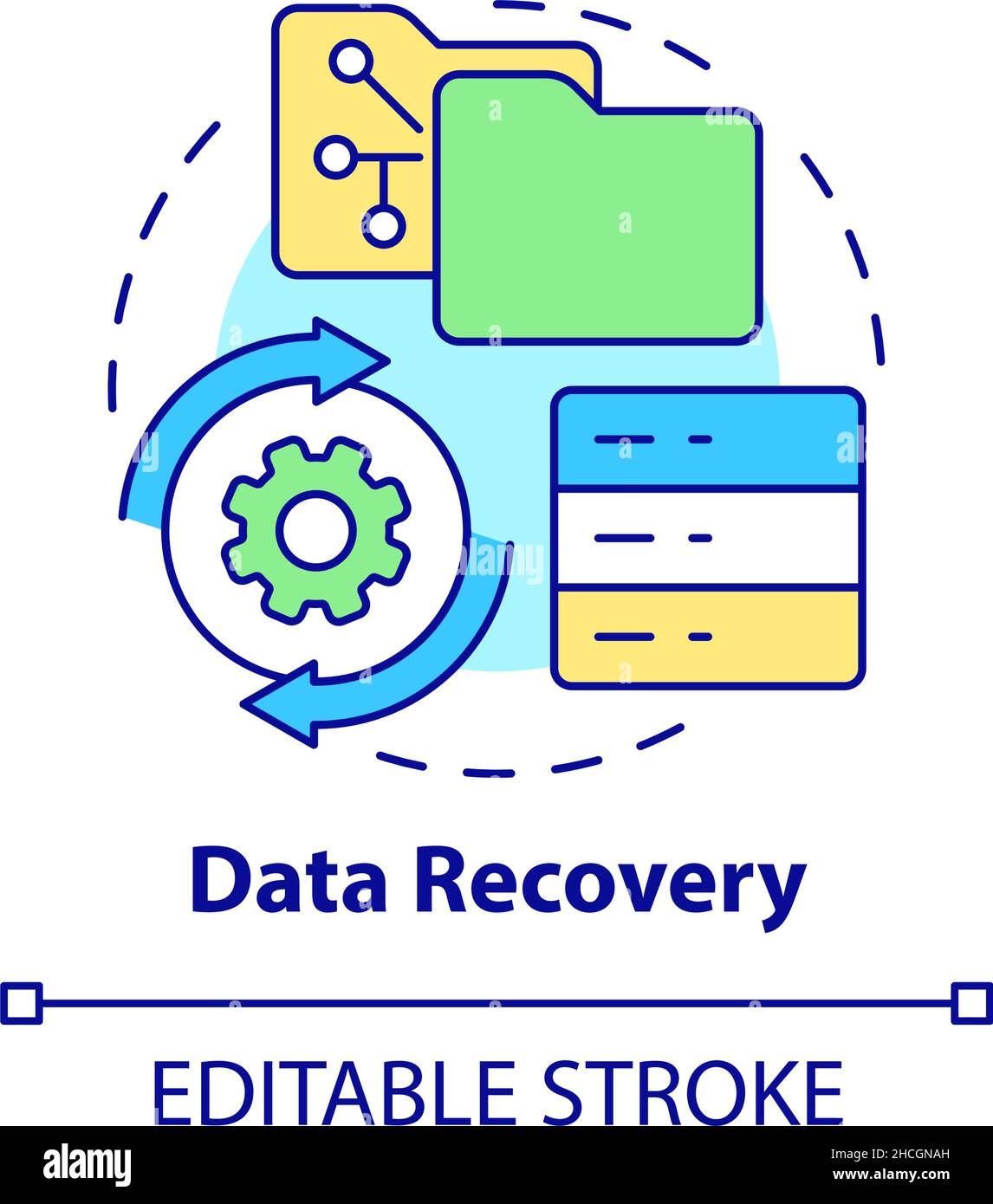 Data deleted Stock Vector Images - Alamy