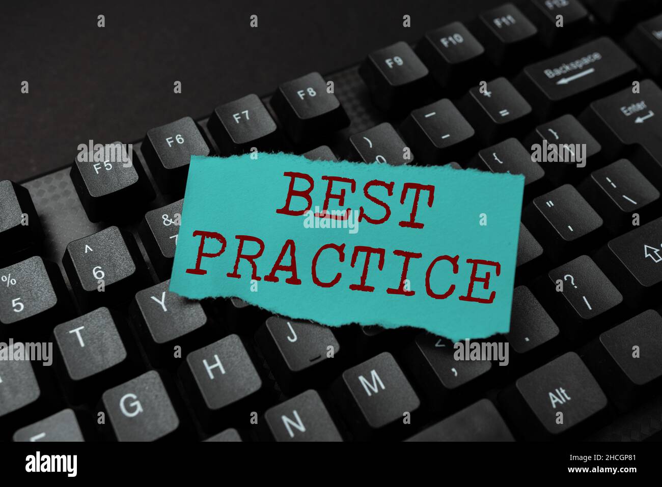 Sign displaying Best Practice. Business showcase Method Systematic ...