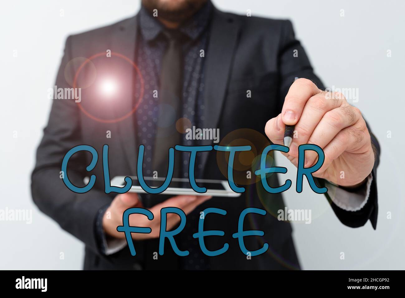 Conceptual display Clutter Free. Concept meaning Well organized and ...