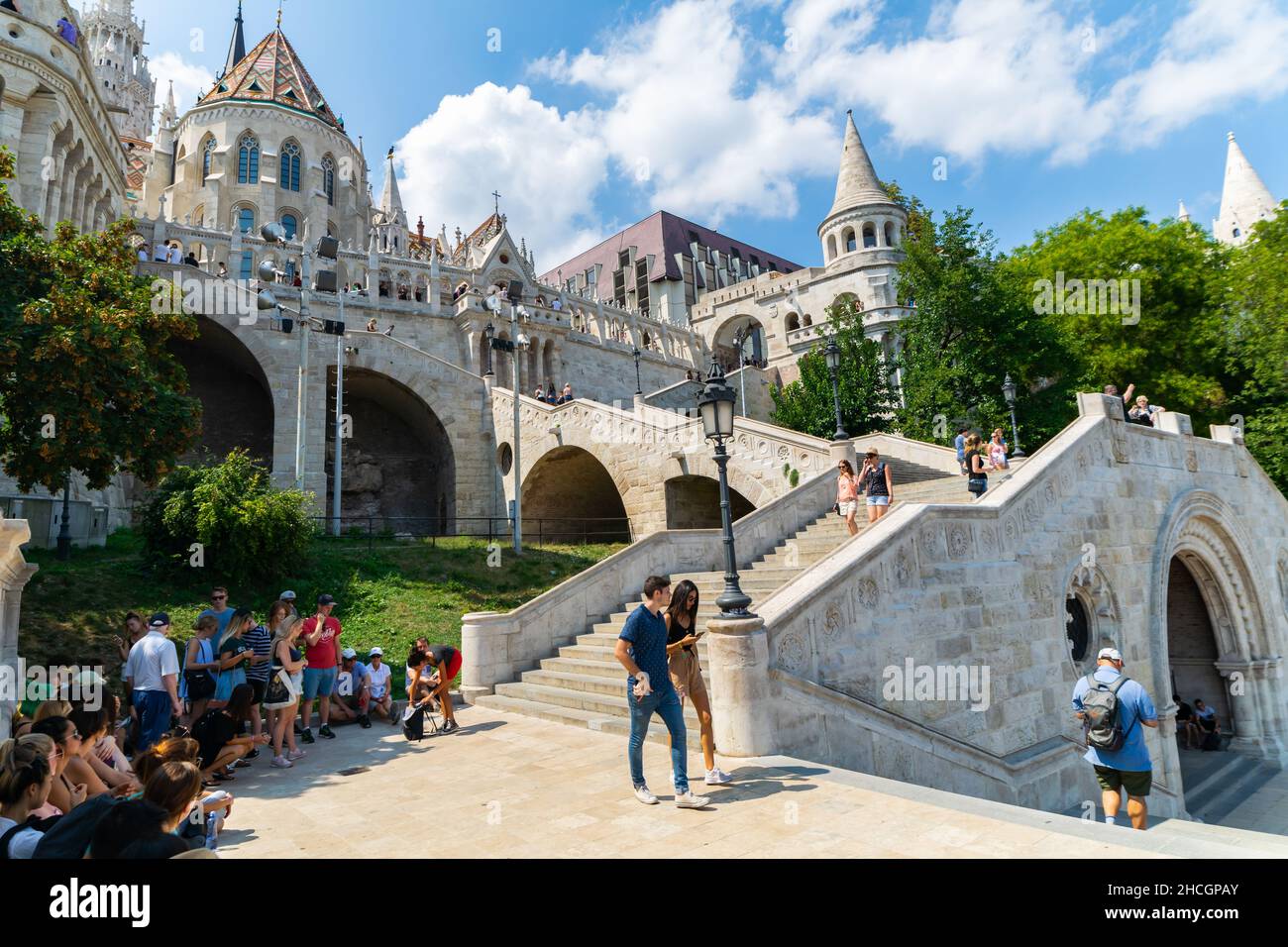 Free walking tour in Budapest Stock Photo - Alamy