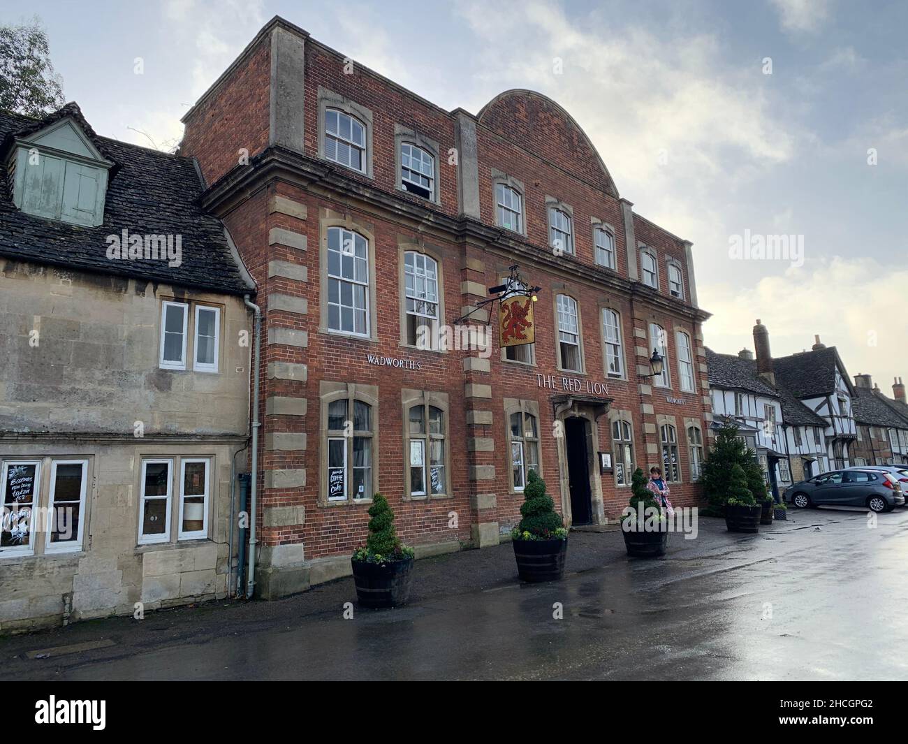 Laycock village and Laycock abbey Wiltshire UK The Red Lion Public ...