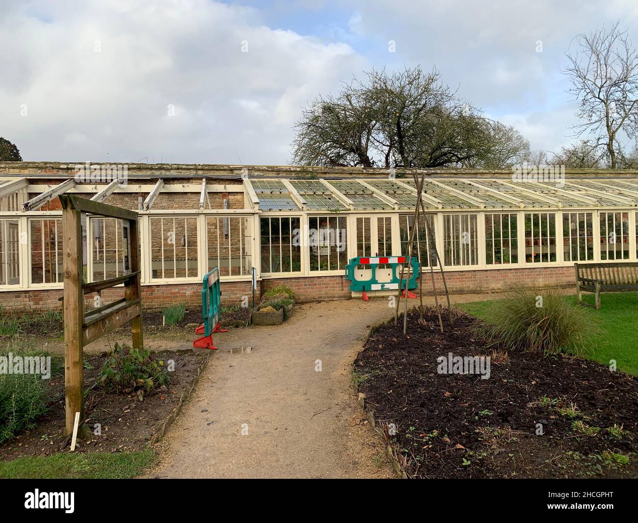 Greenhouse at Laycock Abbey Wiltshire UK Stock Photo - Alamy