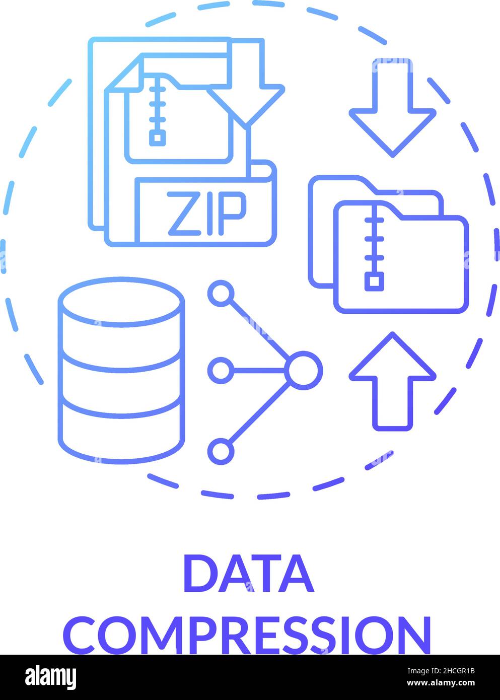 Encoding compression Stock Vector Images - Alamy