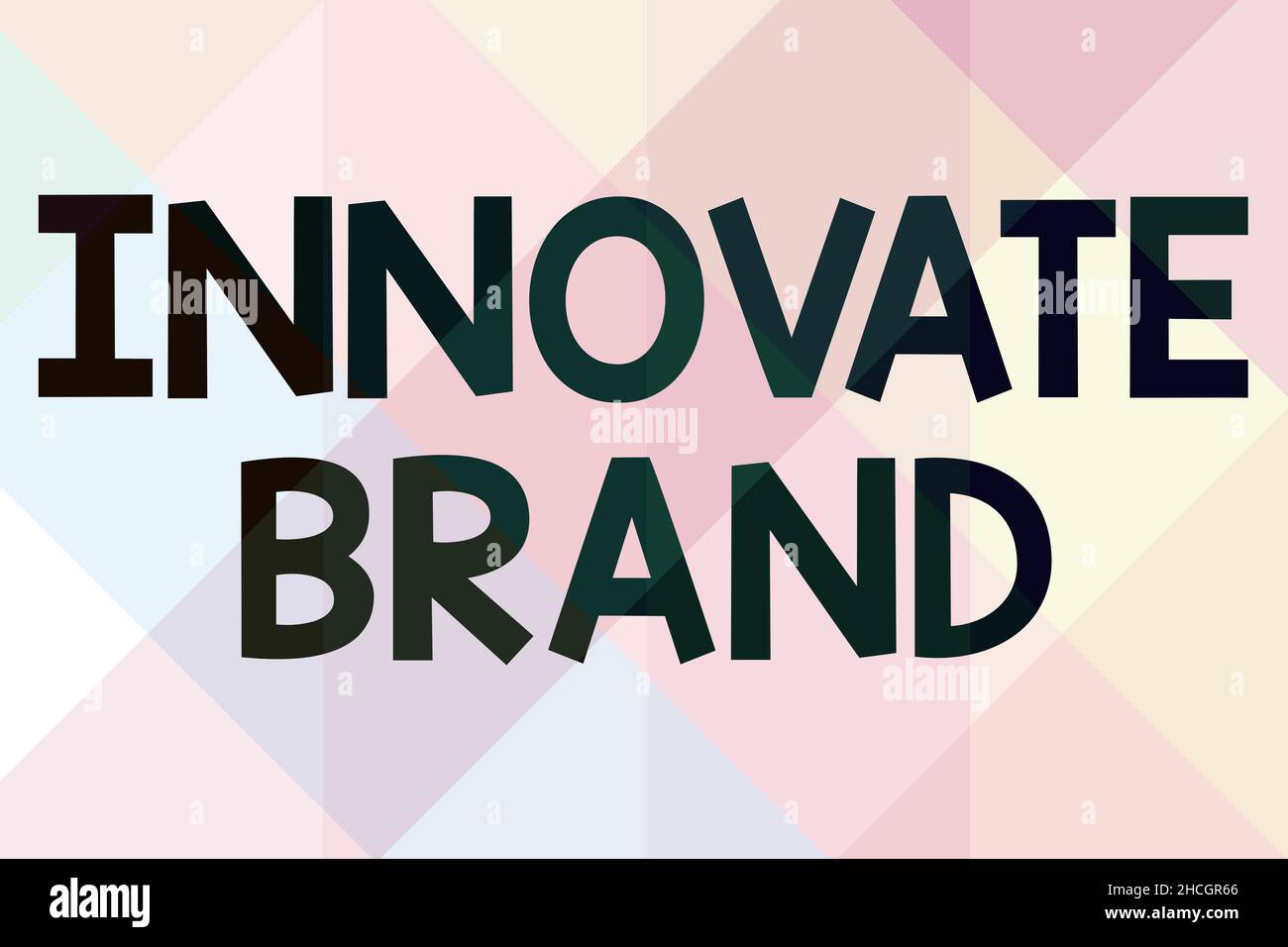 Text showing inspiration Innovate Brand. Concept meaning significant to ...