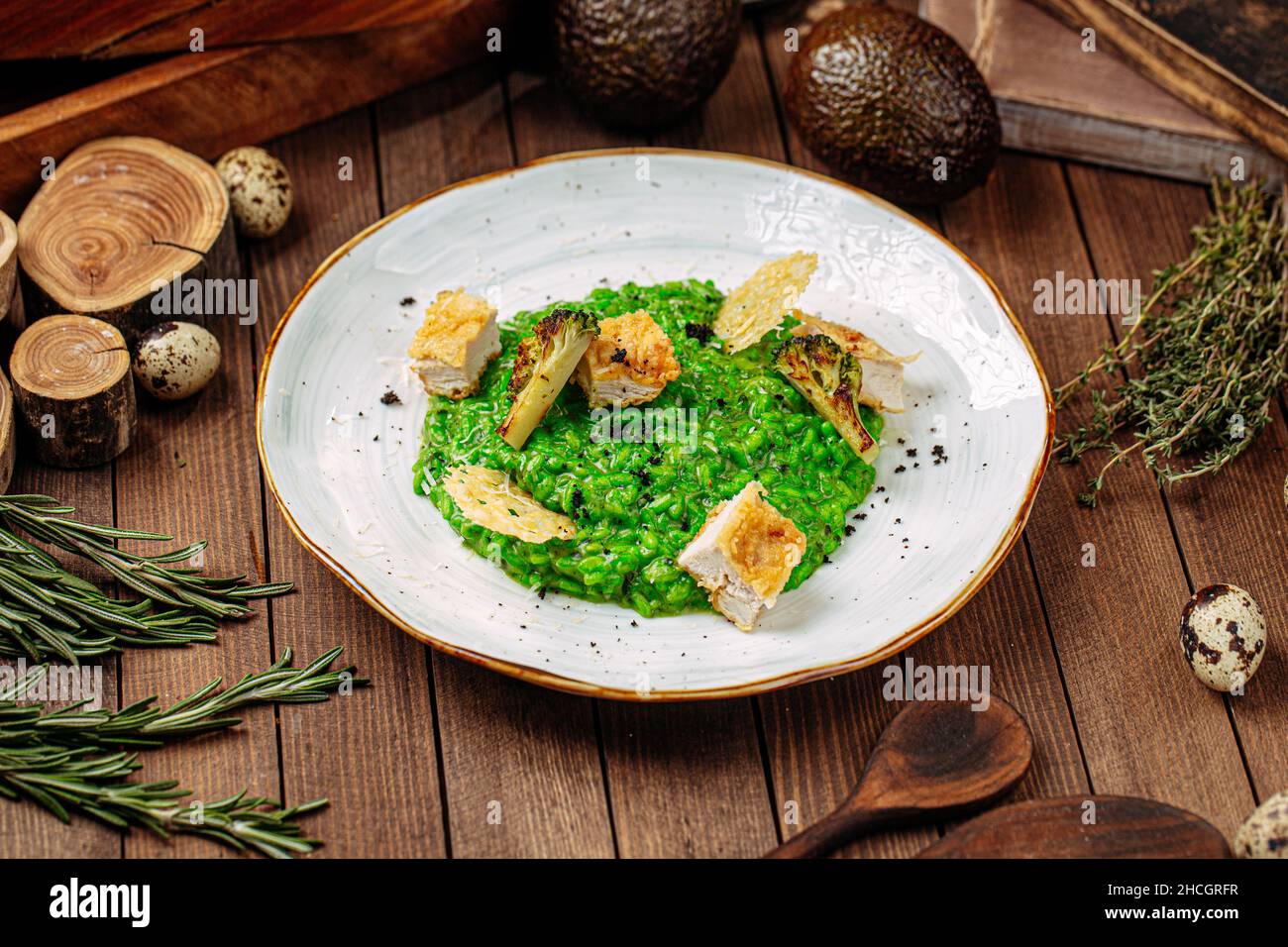 Italian chicken risotto hi-res stock photography and images - Alamy
