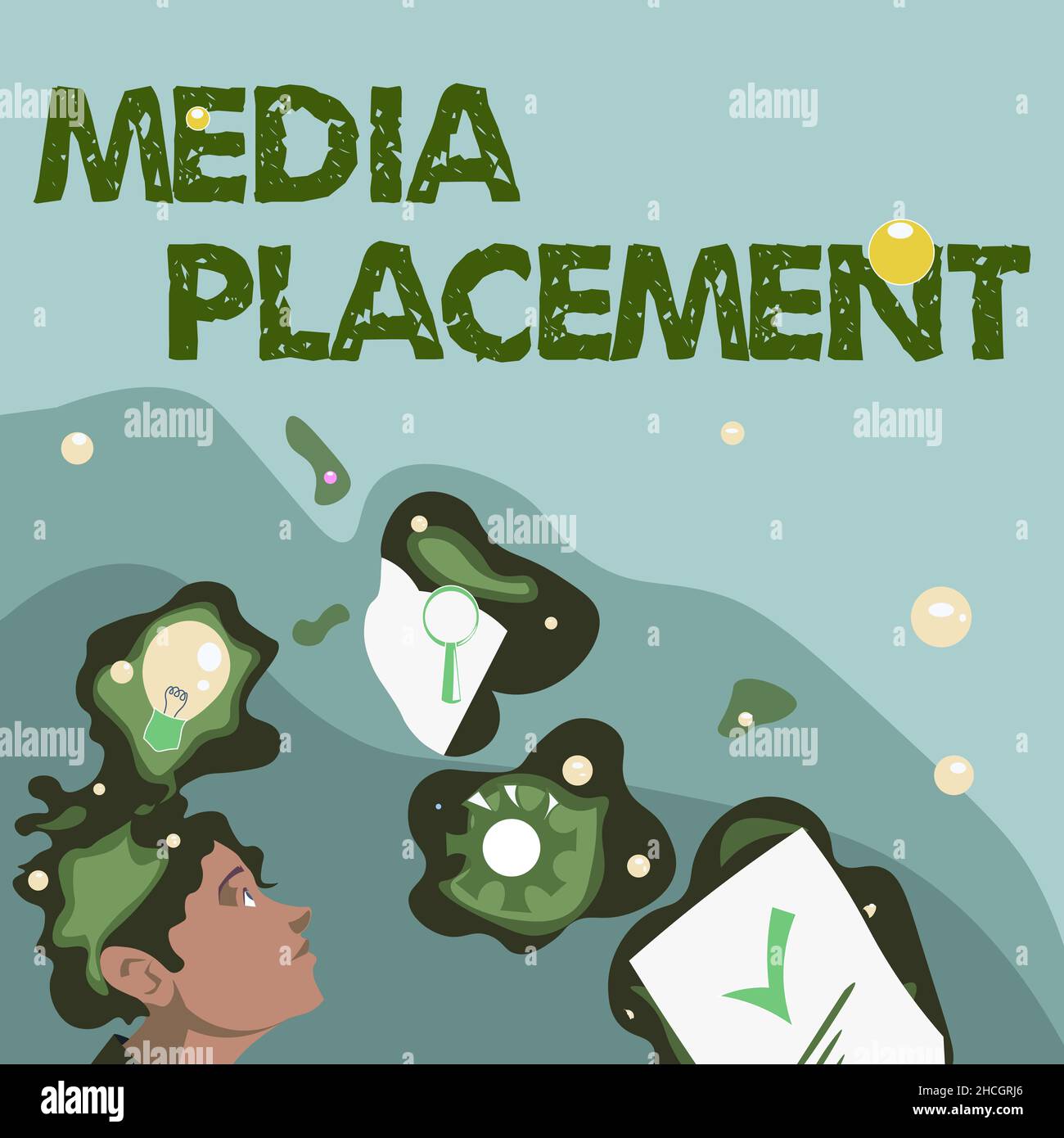 Hand writing sign Media Placement. Conceptual photo inserting a digital ...