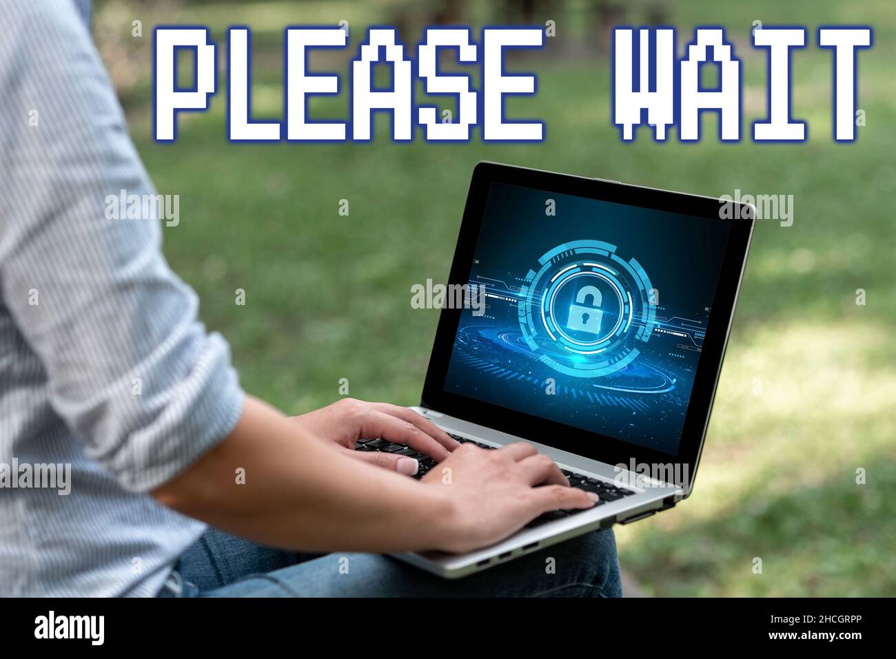 Inspiration showing sign Please Wait. Concept meaning to pause any ...