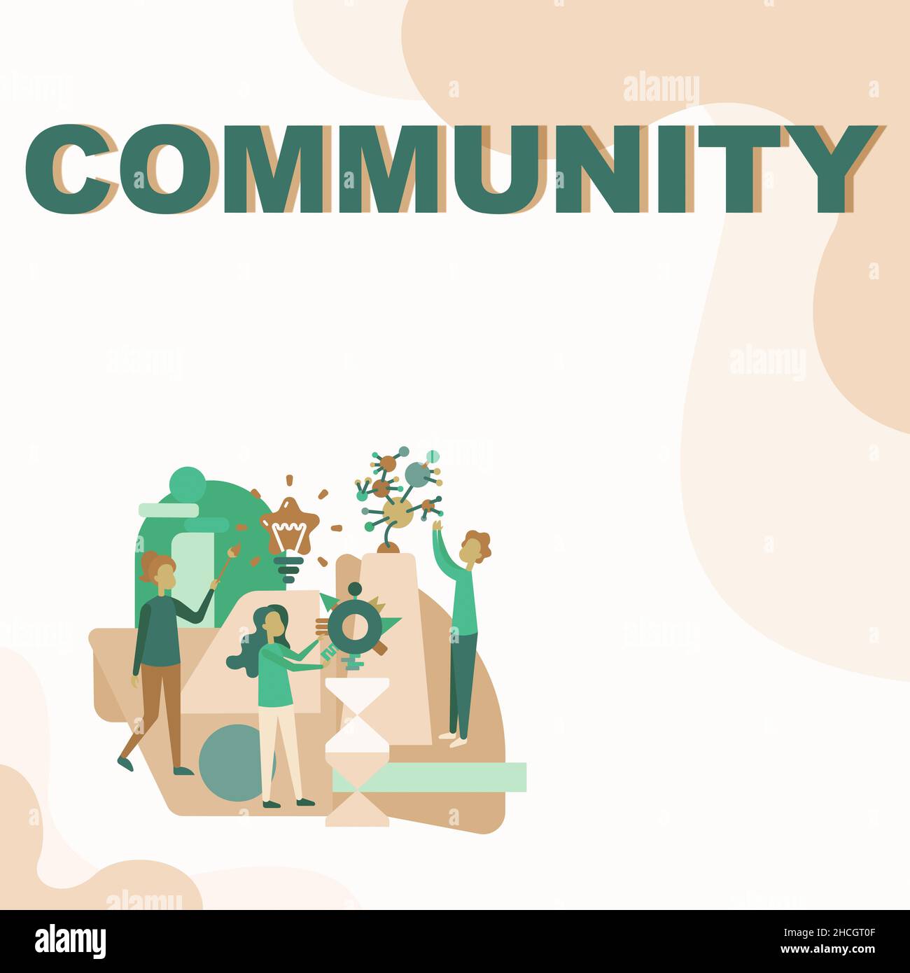 Text Caption Presenting Community Business Showcase Specific Population With A Common