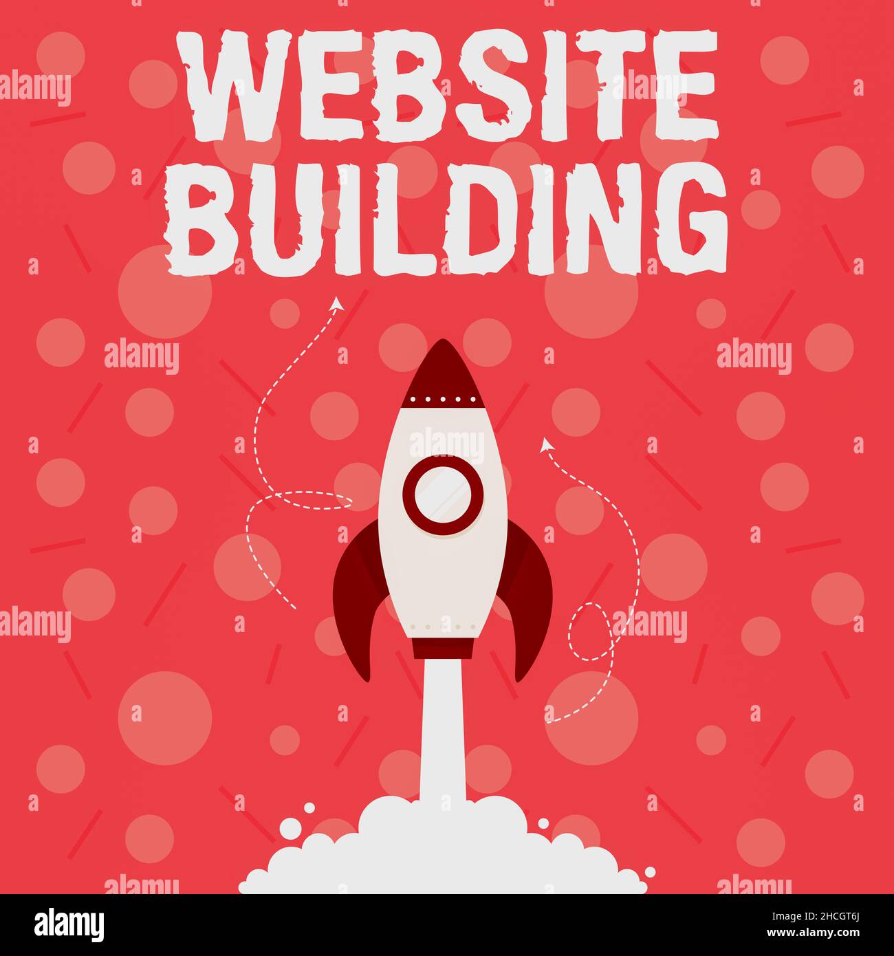 Hand writing sign Website Building. Business overview site is ...