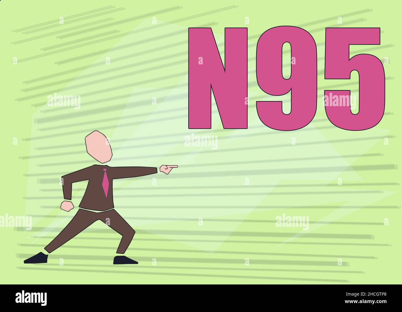 Inspiration showing sign N95. Word for personal protective equipment ...