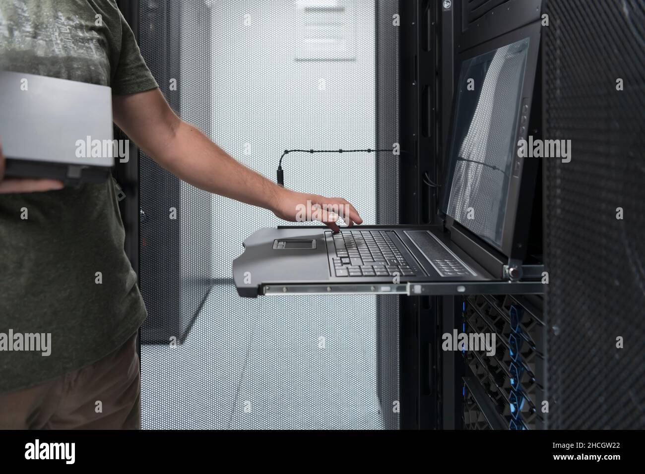 Hands on keyboard data mining hi-res stock photography and images - Alamy