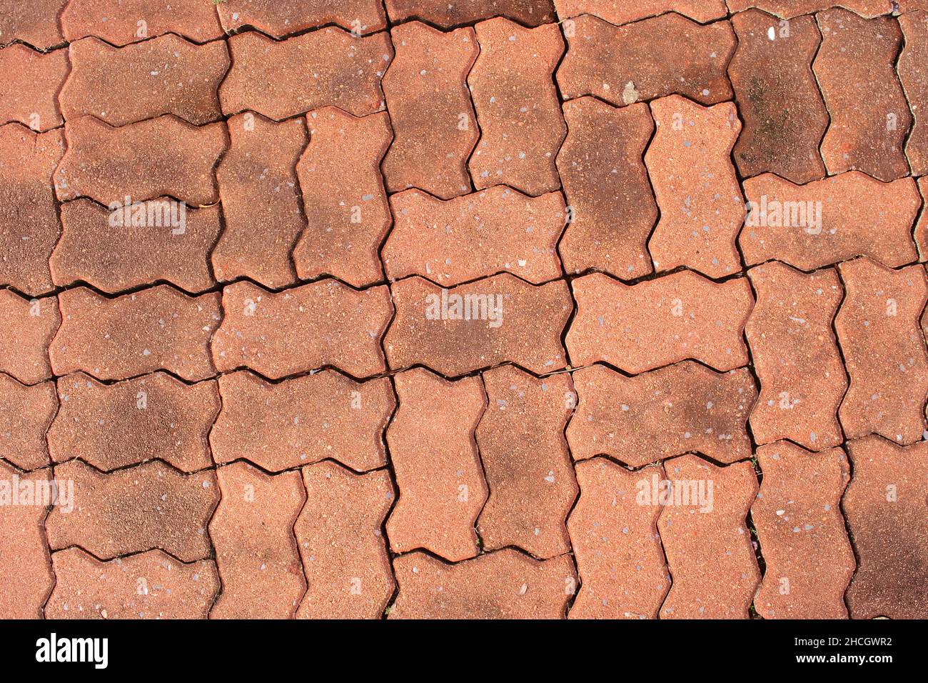 orange brick paving stones background Stock Photo - Alamy