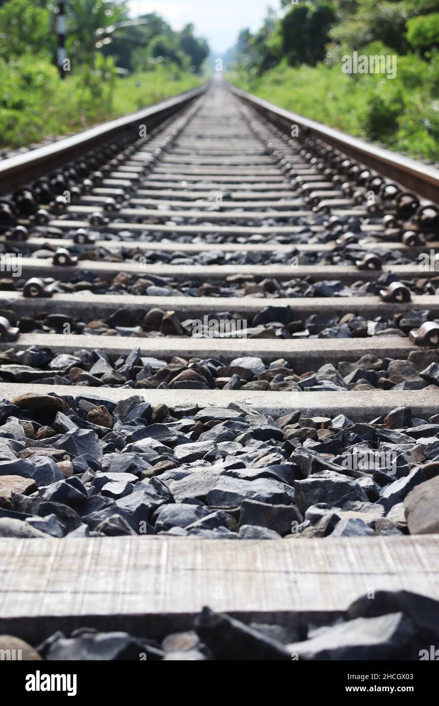 Railway ways iron road hi-res stock photography and images - Alamy