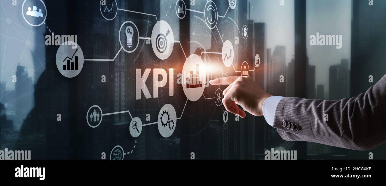 KPI Key Performance Indicator Business Internet Technology Concept on ...
