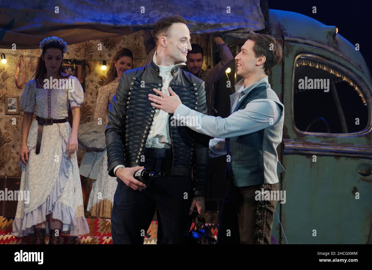 December 14, 2021. - Russia, Moscow. - Taganka Theatre. 'Onegin ...