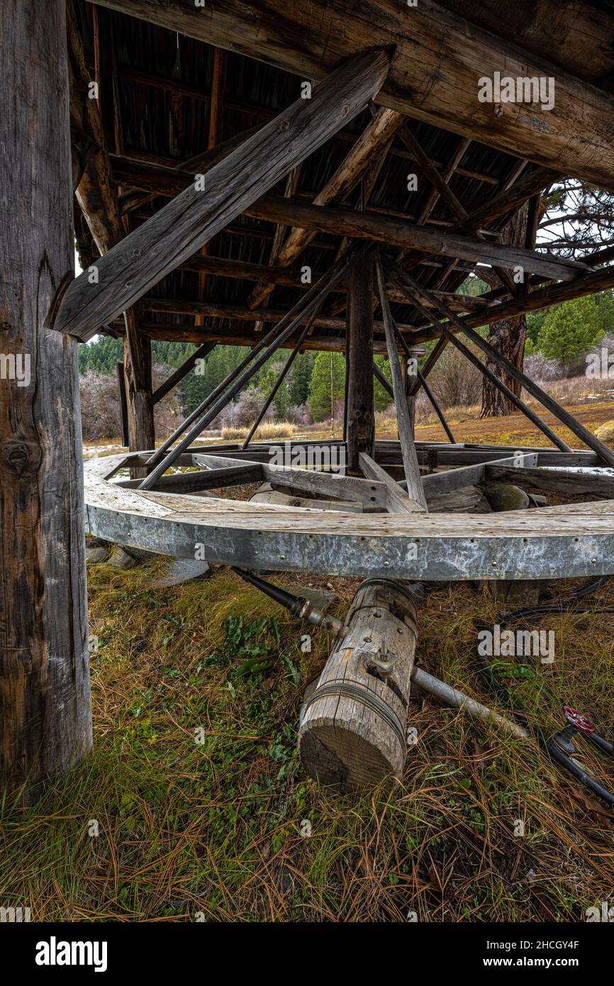 Old Arrastra in Liberty, WA Stock Photo - Alamy