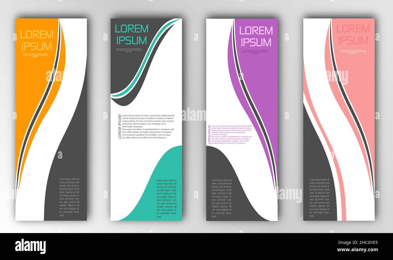 set of abstract patterns for banners, textures, textiles, cards ...