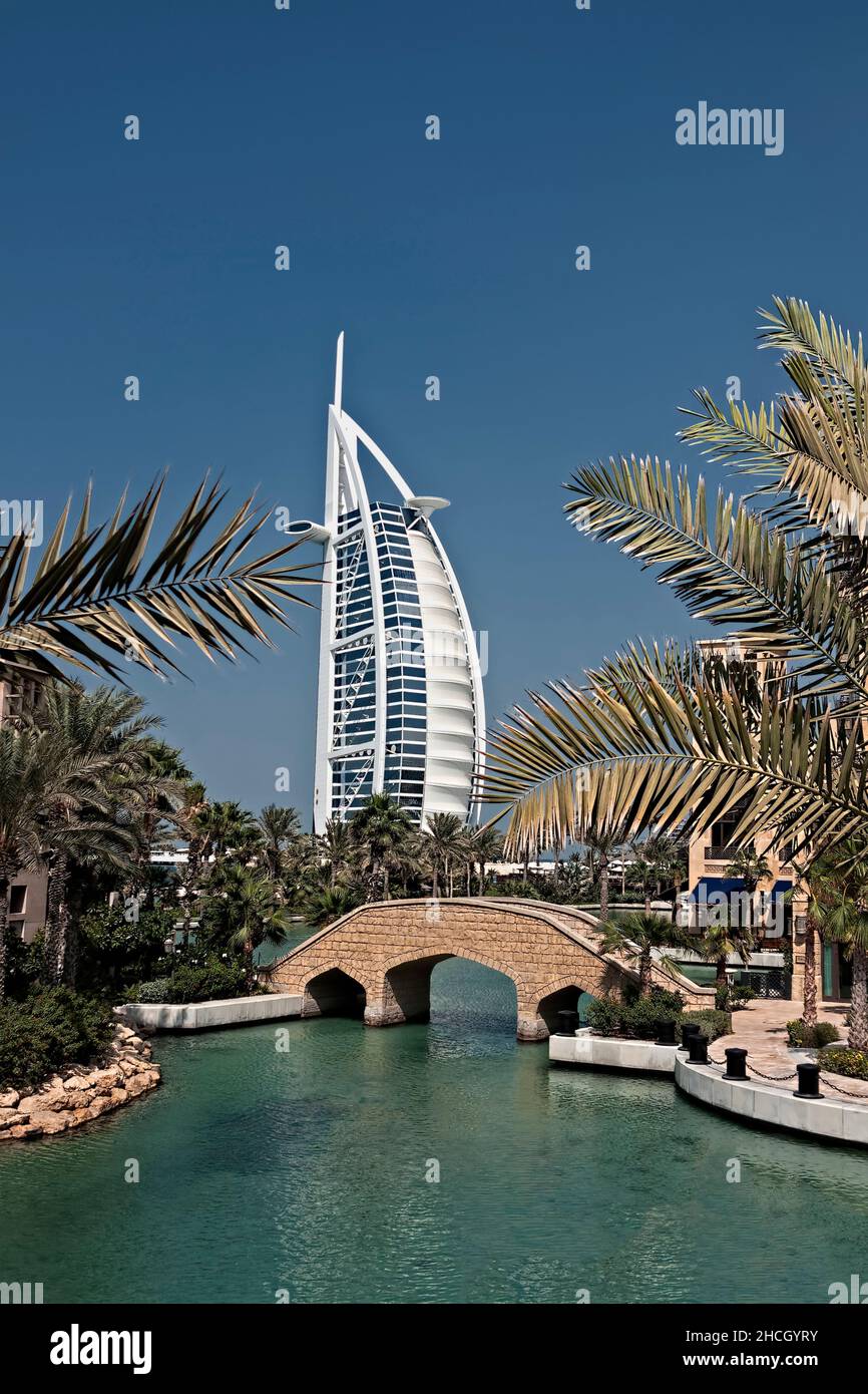 Burj Al Arab Hotel,Dubai, United Arab Emirates, Middle East Stock Photo ...