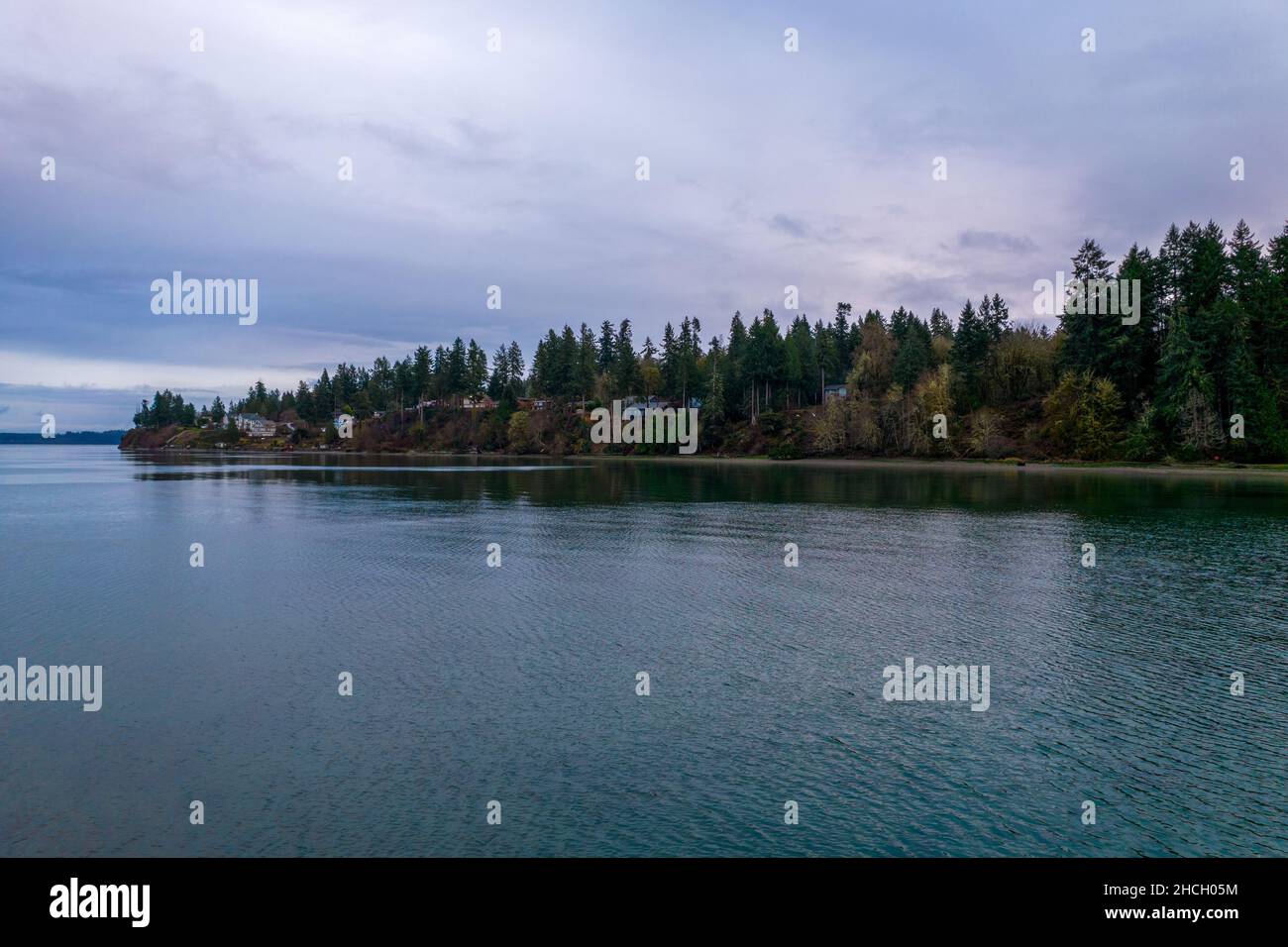 Nisqually Reach at Tolmie State Park in Olympia, Washington Stock Photo ...