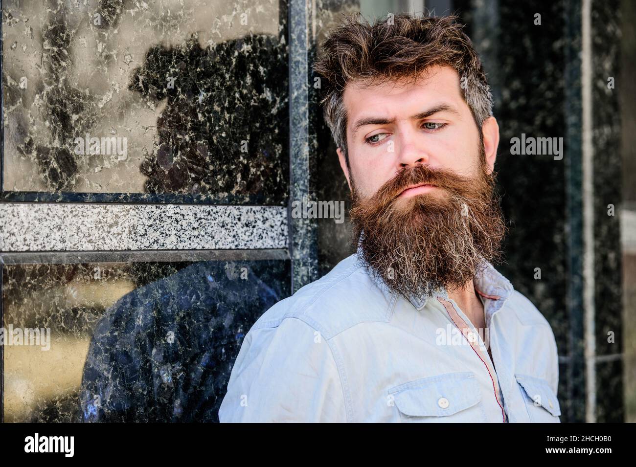 Masculinity and manliness. Confident posture of handsome man. Guy ...