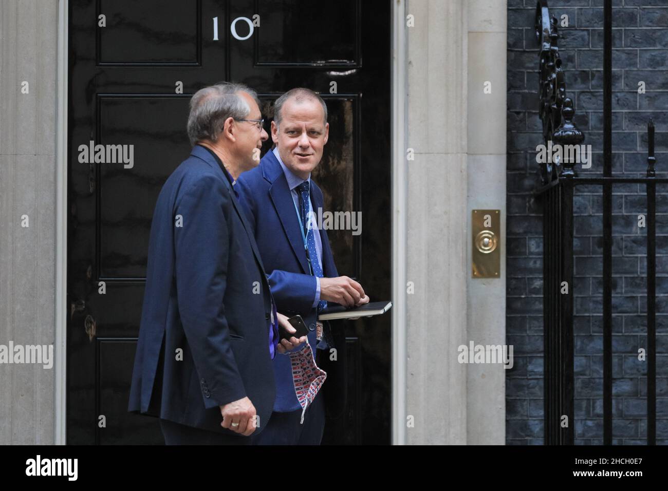 Paul Butler, Anglican Bishop of Durham (left) with Dr. Russell Rook, co ...