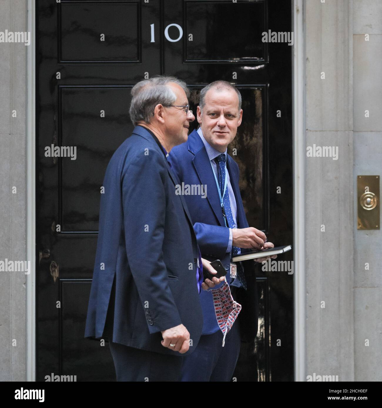 Paul Butler, Anglican Bishop of Durham (left) with Dr. Russell Rook, co ...