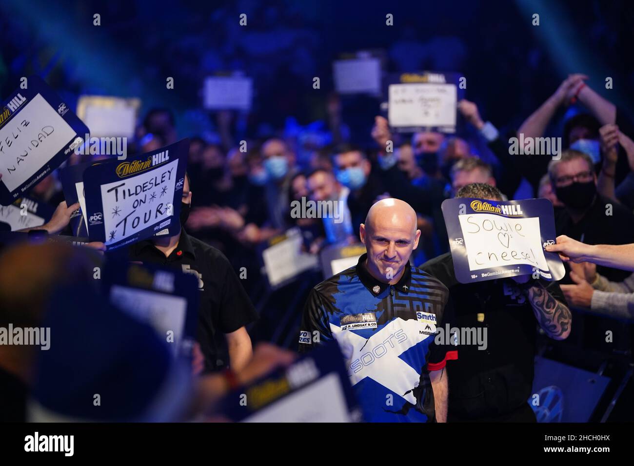 Alan Soutar during day twelve of the William Hill World Darts ...