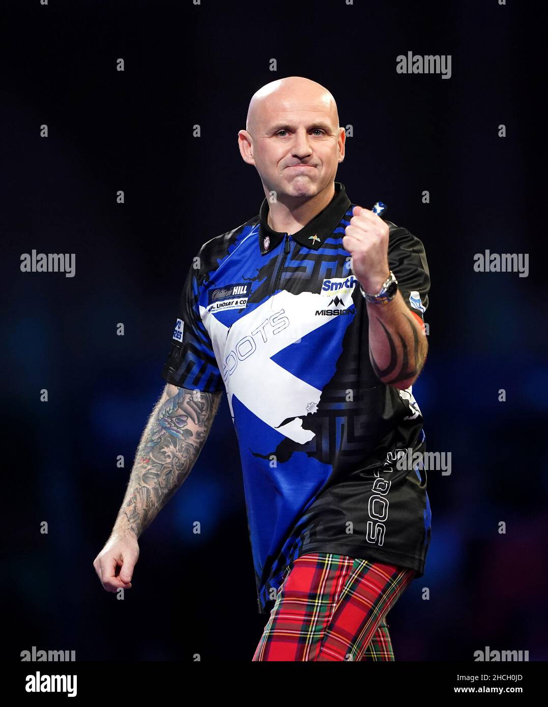 Alan Soutar in action against Jose De Sousa during day twelve of the ...