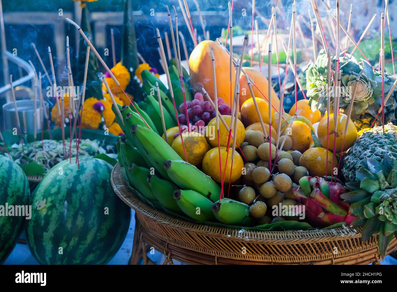 Offer sacrifices to one's anxestors, Close up Image of Sacrificial ...
