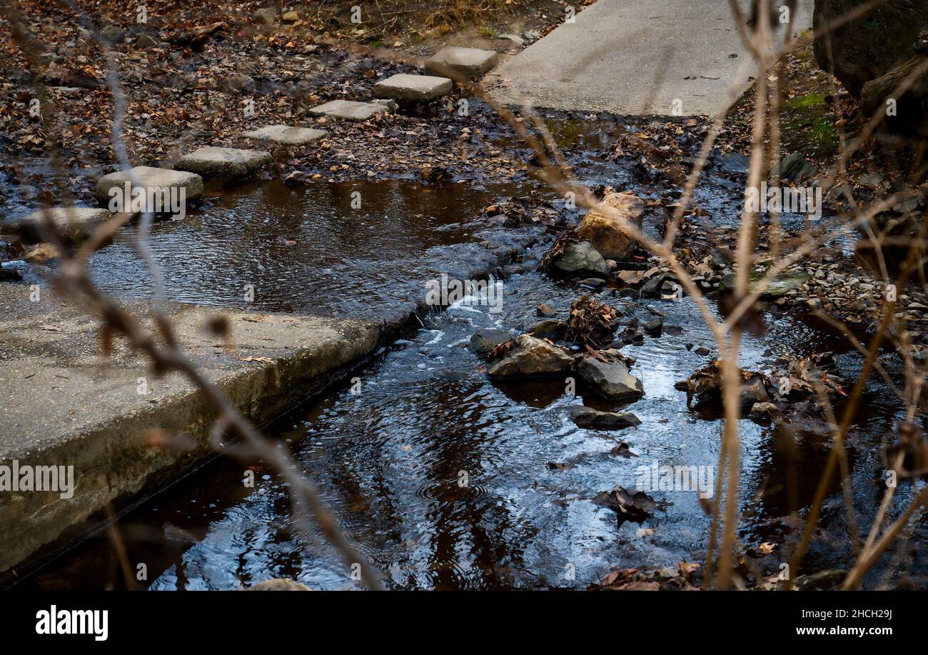 Ford over a rural stream Stock Photo - Alamy