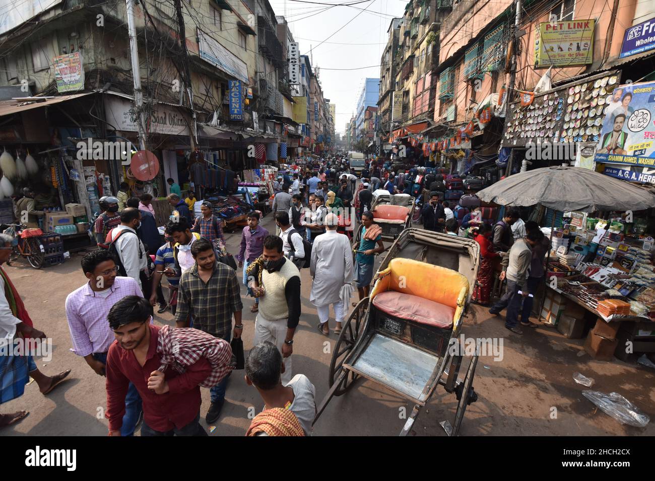 Canning street is one of the most crowded business place in Kolkata ...