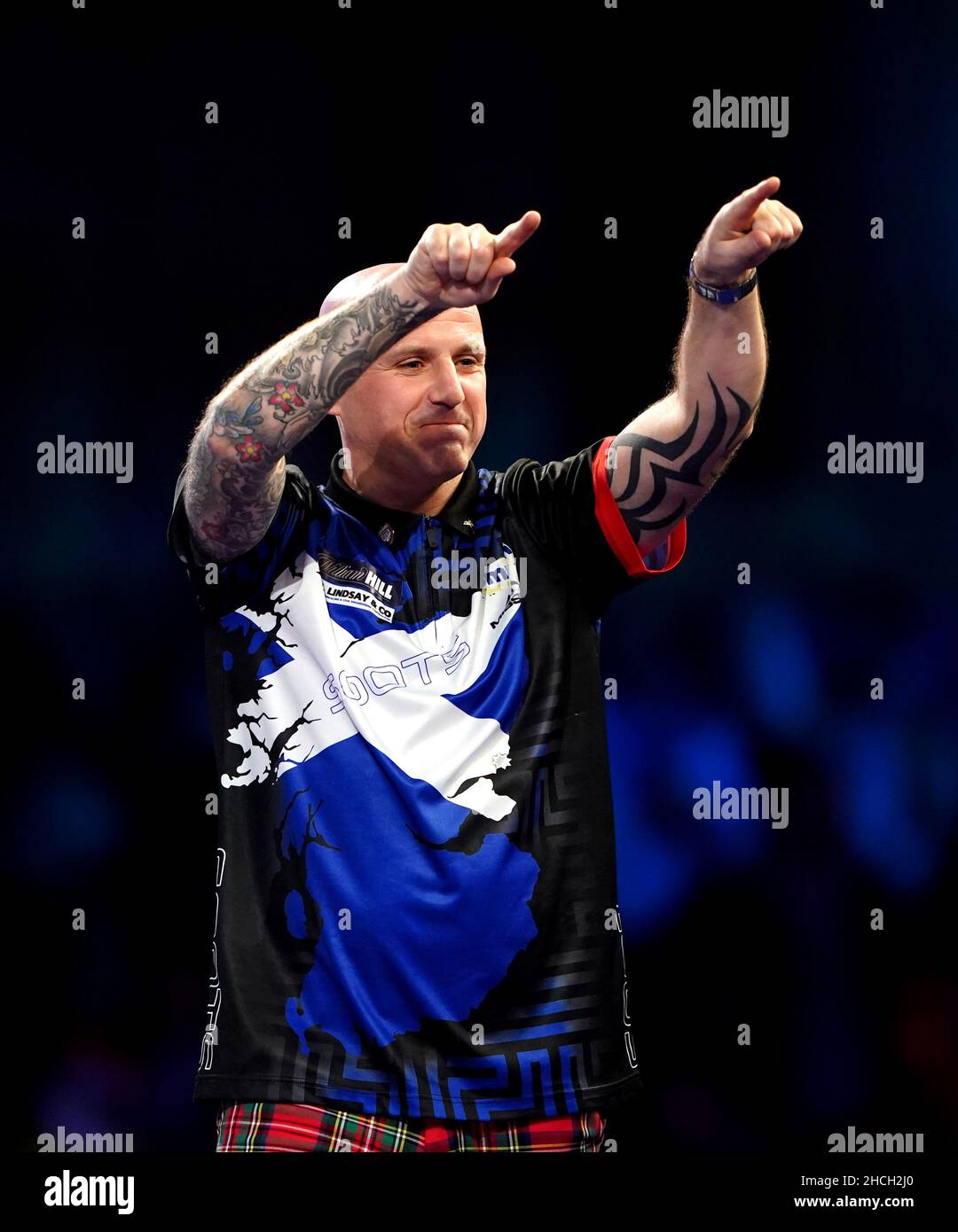 Alan Soutar reacts after beating Jose De Sousa during day twelve of the ...