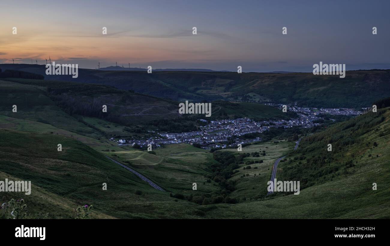 Welsh valleys hi-res stock photography and images - Alamy