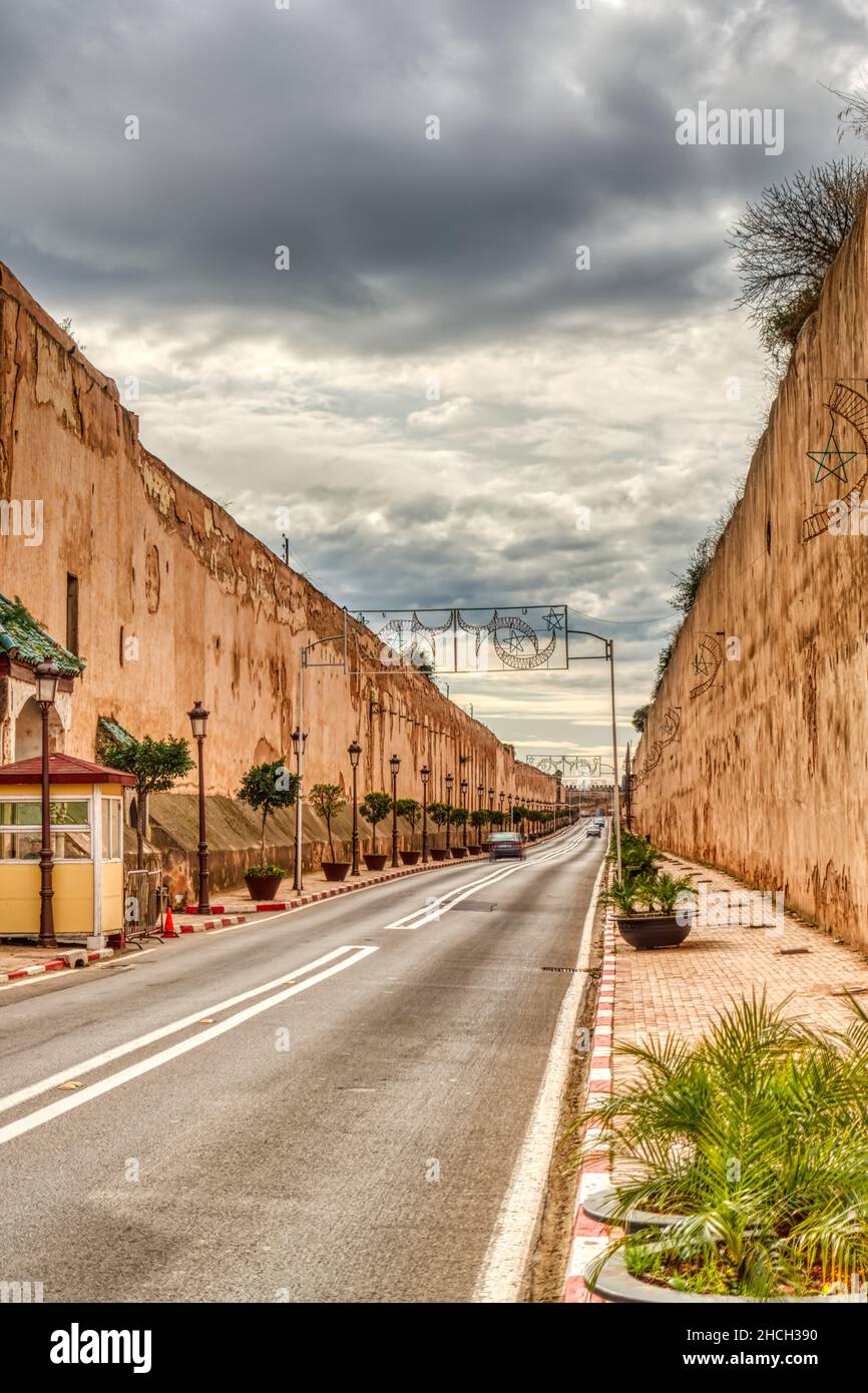Meknes landmarks, Morocco Stock Photo - Alamy