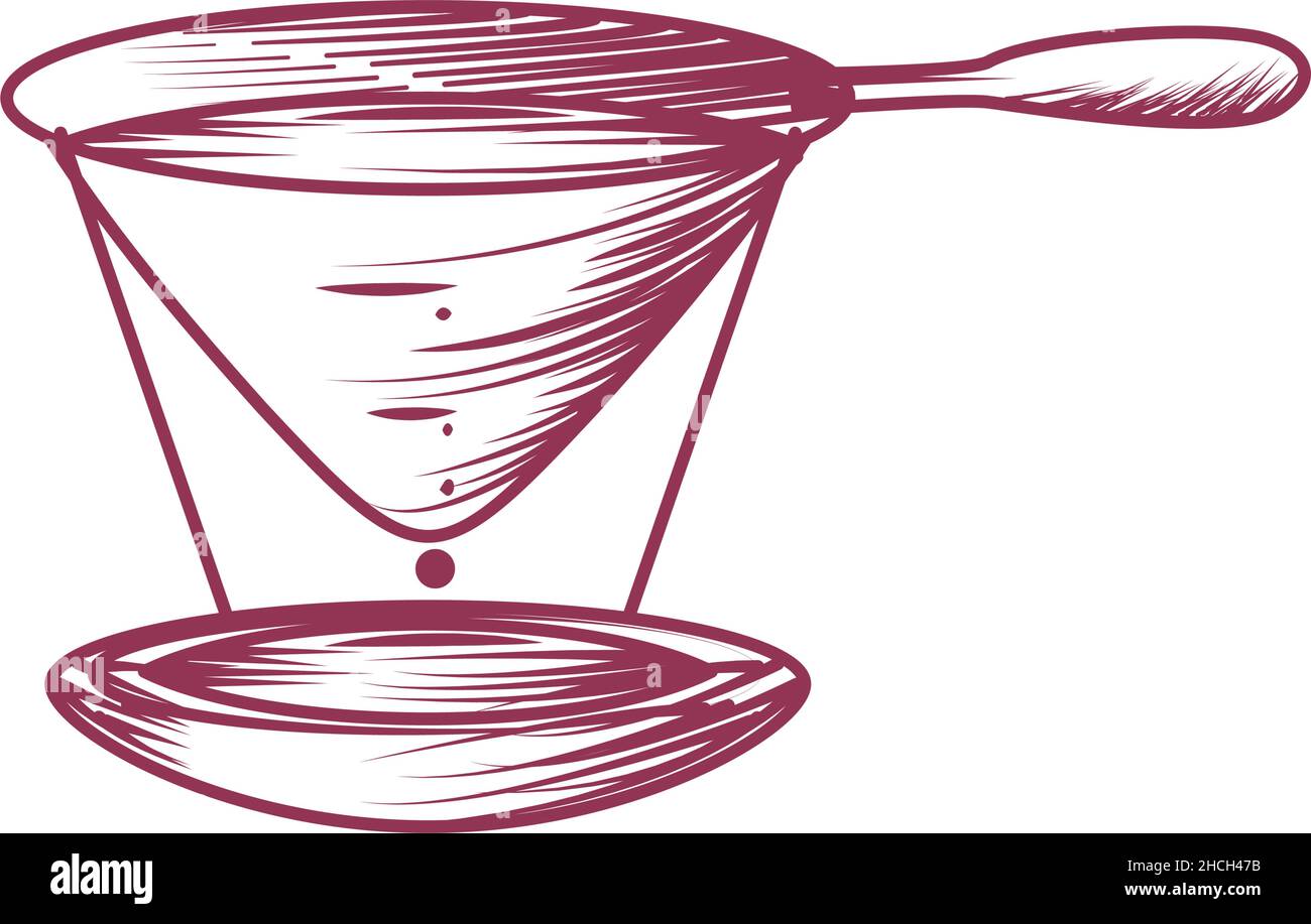 Glass dripper Stock Vector Images - Alamy