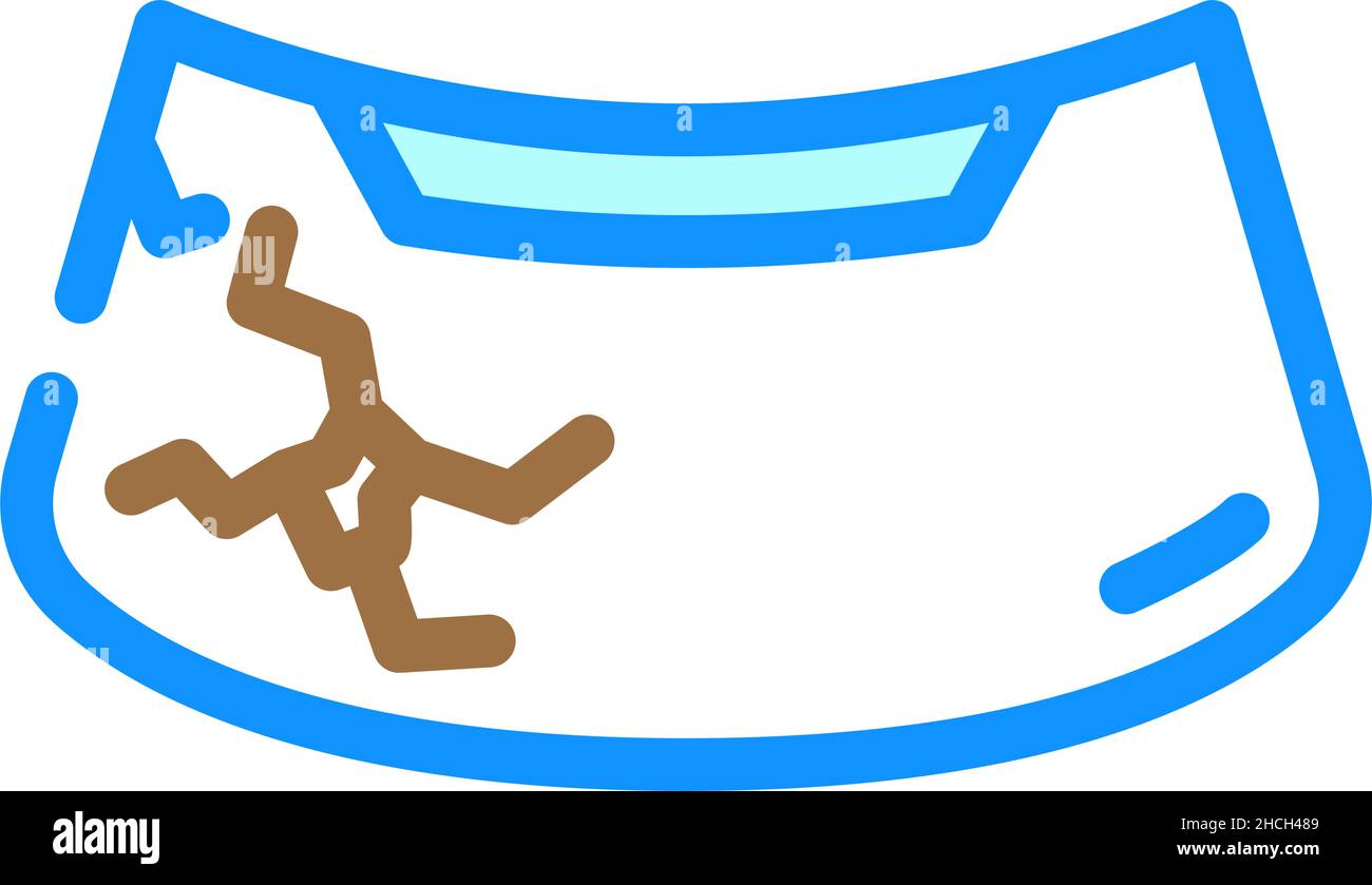 glass replacement color icon vector illustration Stock Vector Image ...