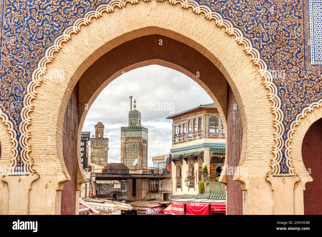 Fes Landmarks, Morocco Stock Photo - Alamy