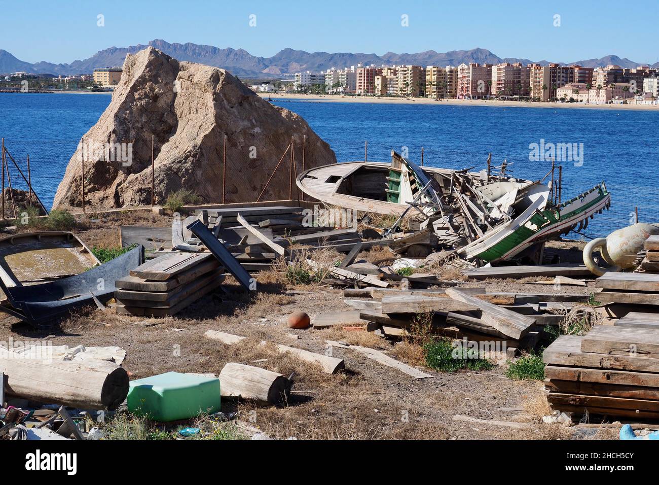 Boat cemetery on rocks hi-res stock photography and images - Alamy