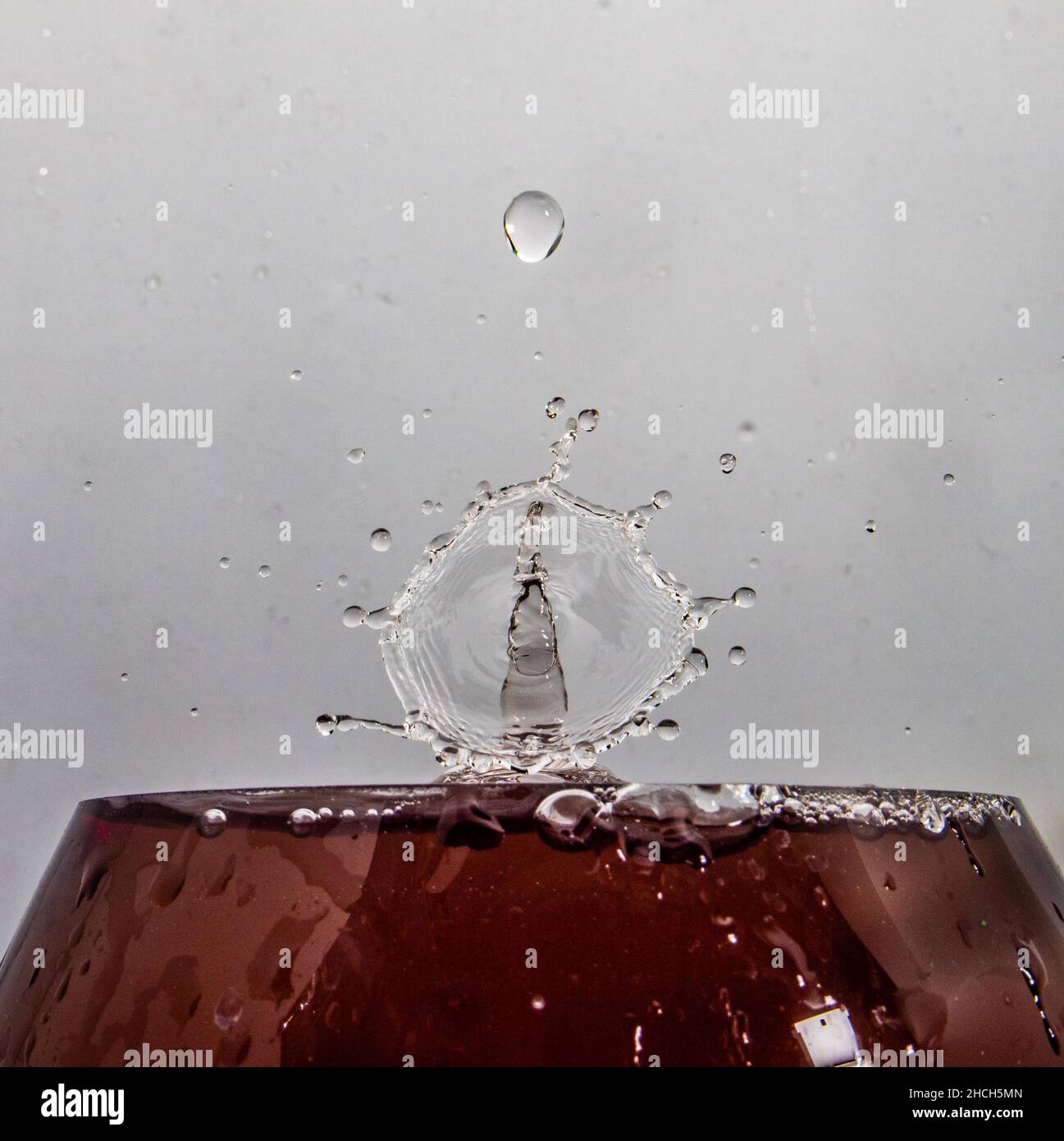 Drop photography, drops, abstract figures, light background Stock Photo ...